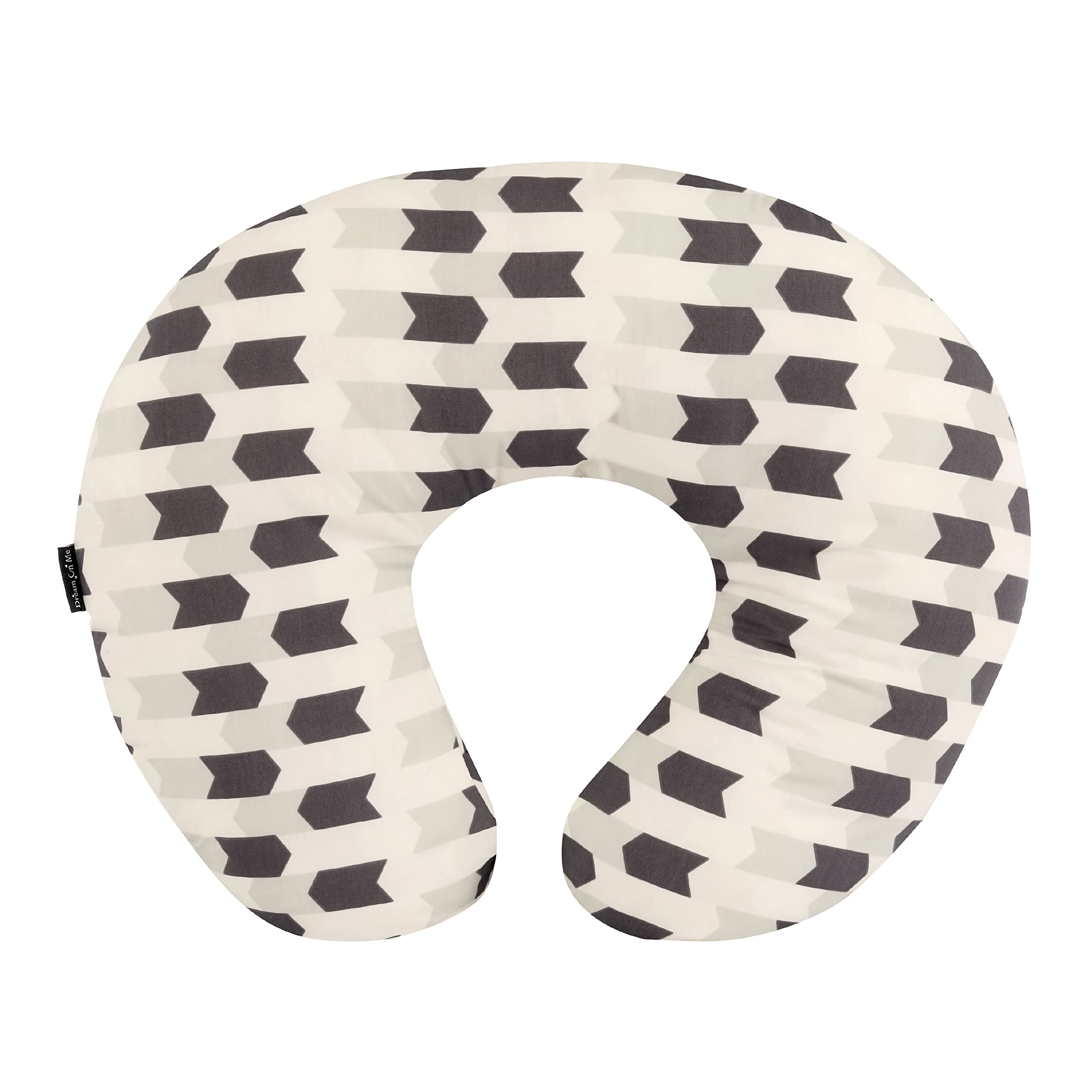 Dream On Me Beeboo Nursing Pillow and Positioner, Breastfeeding and Bottlefeeding Pillow, Removable and Washable Pillow Cover, Soft and Breathable Fabric, Fawn Brown