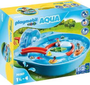 playmobil 1.2.3 aqua splish splash water park