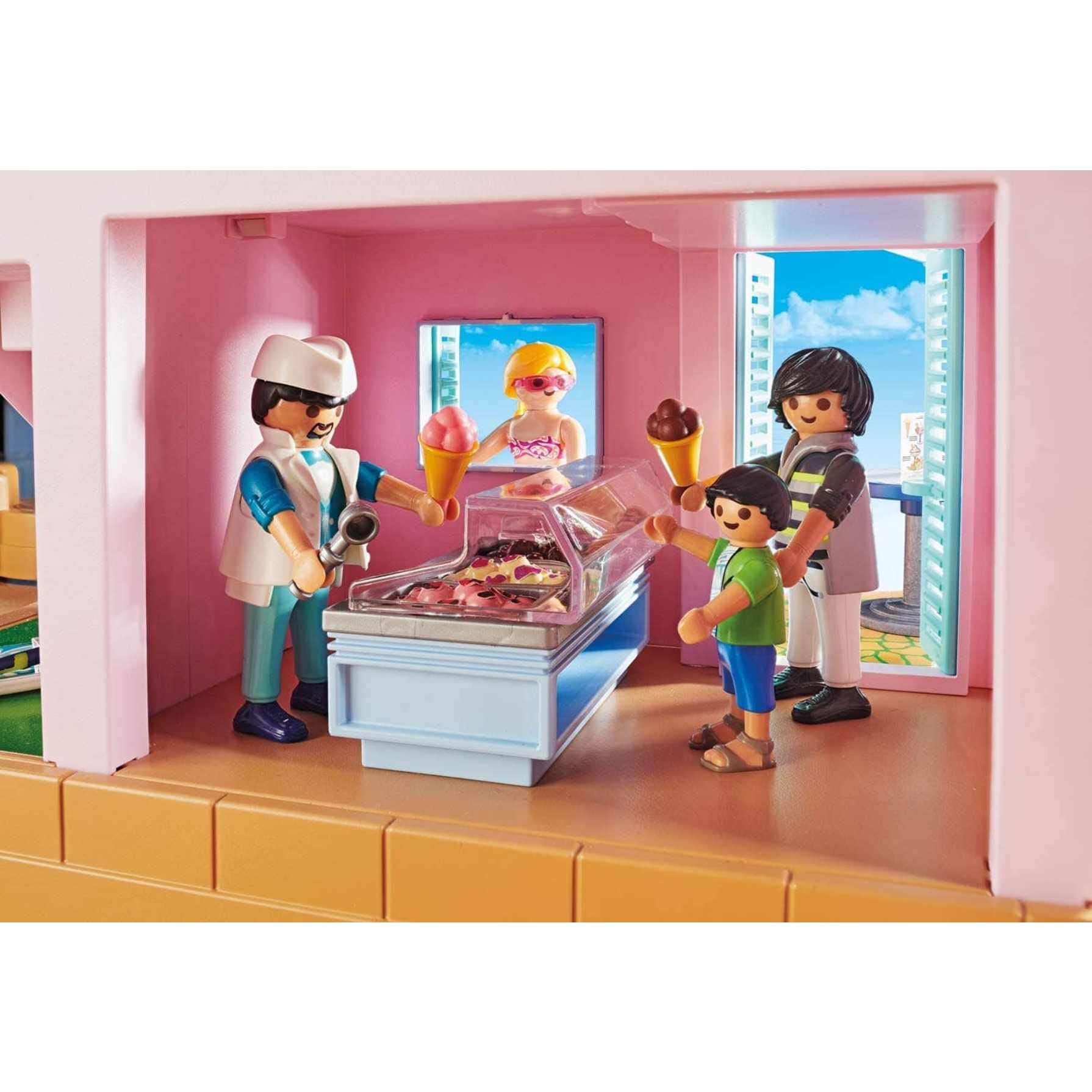 Playmobil Waterfront Ice Cream Shop, Multicoloured