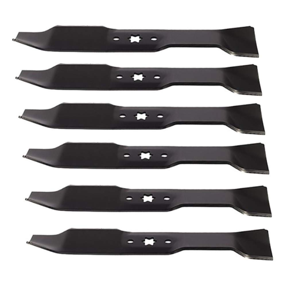 RAParts Set of 6 New Aftermarket Mulching Blades Fits MTD Fits Toro 942-0611 942-0611A