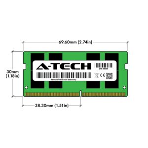 A-Tech 16GB RAM for Dell Latitude 7400, 7300, 5500, 5400, 5300, 3500, 3400, 3310, 3300 Laptop | DDR4 2400 MHz SODIMM PC4-19200 Memory Upgrade