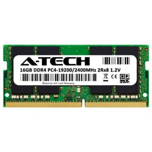 A-Tech 16GB RAM for Dell Latitude 7400, 7300, 5500, 5400, 5300, 3500, 3400, 3310, 3300 Laptop | DDR4 2400 MHz SODIMM PC4-19200 Memory Upgrade