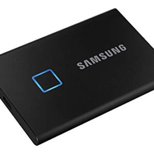 SAMSUNG SSD T7 Portable External Solid State Drive 1TB, Up to USB 3.2 Gen2 , Reliable Storage for Gaming, Students, Professionals, (MU-PC1T0T/AM), Black