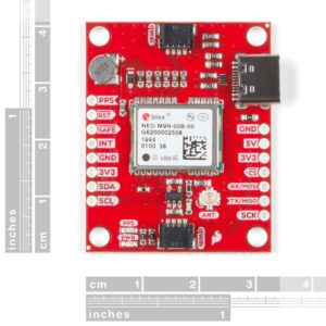 SparkFun GPS Breakout - NEO-M9N, U.FL (Qwiic) Breakout No Soldering Required Breadboardable Contains a Rechargeable Backup Battery Allowing a Warm-Start decreasing time-to-First-fix