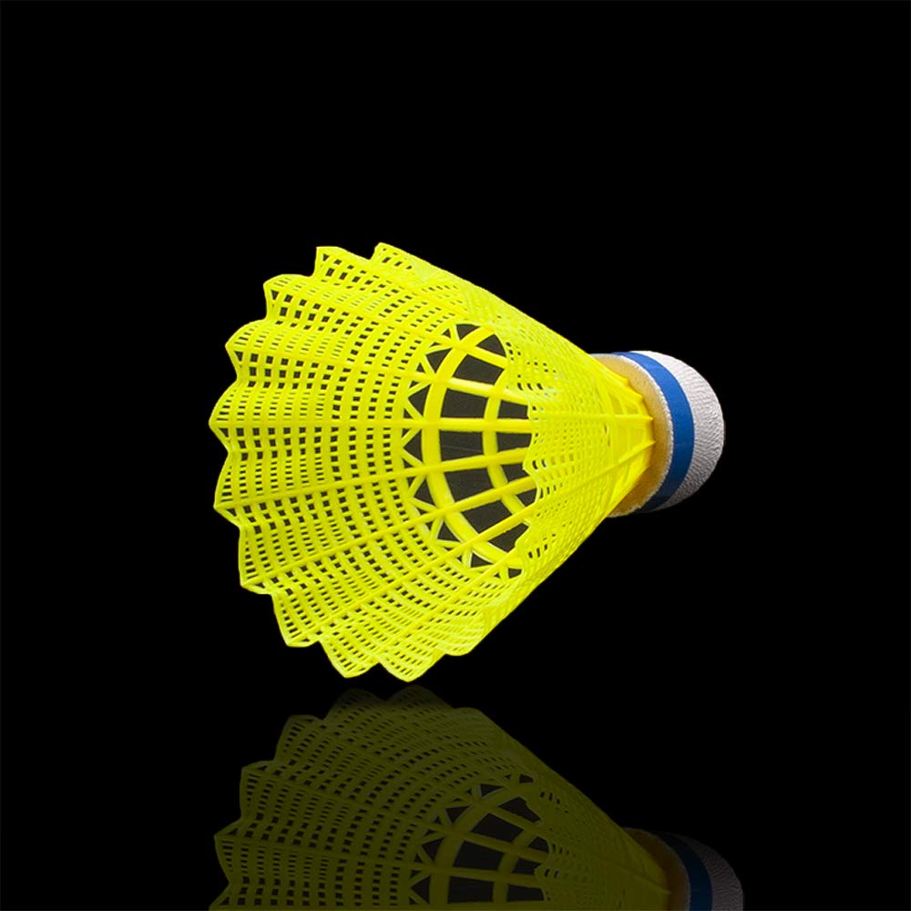 Senston Badminton Shuttlecocks Nylon Badminton Shuttlecocks Birdies Durability Stability Shuttlecock for Outdoor Indoor Sports Activities/Training