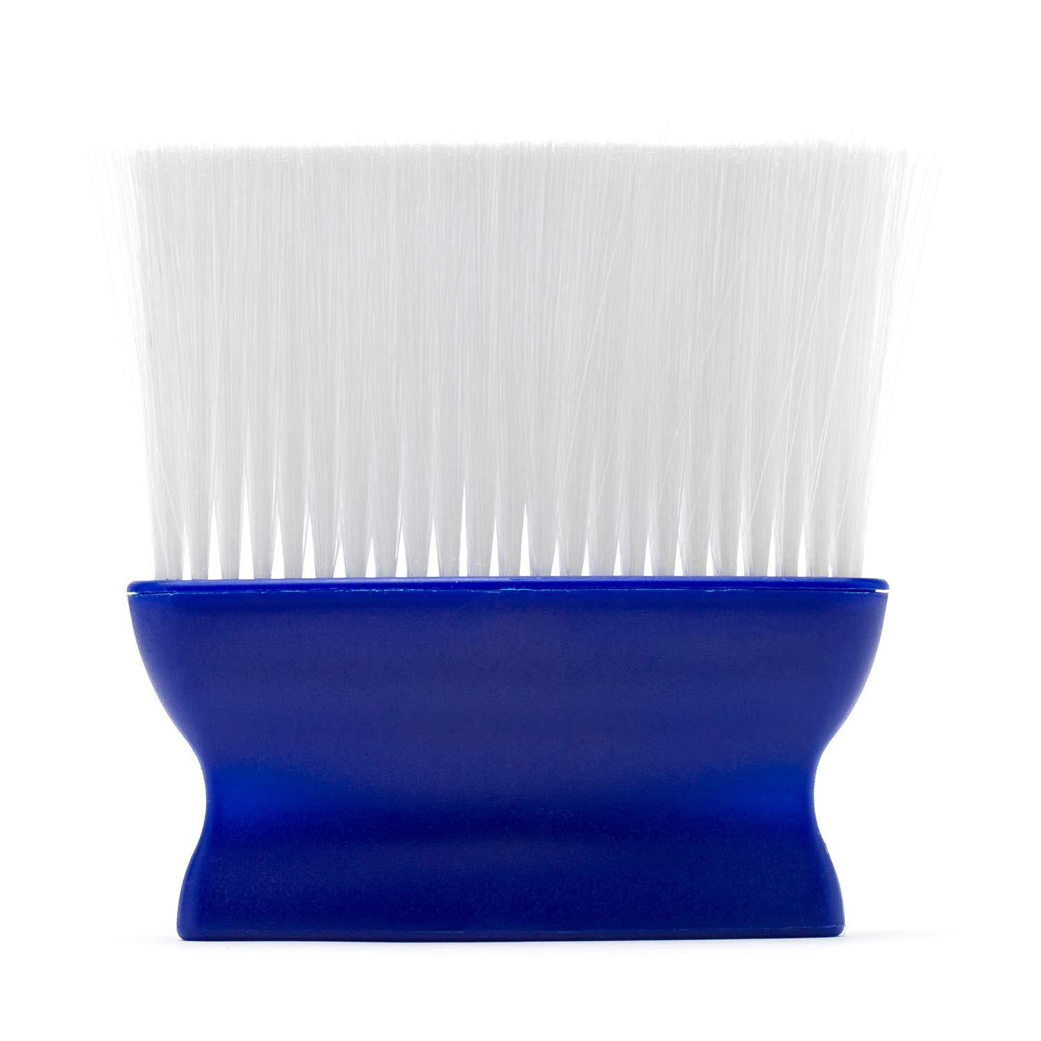 JOHNNY B. Professional Barber Neck Duster with Soft, Long Bristles, Blue