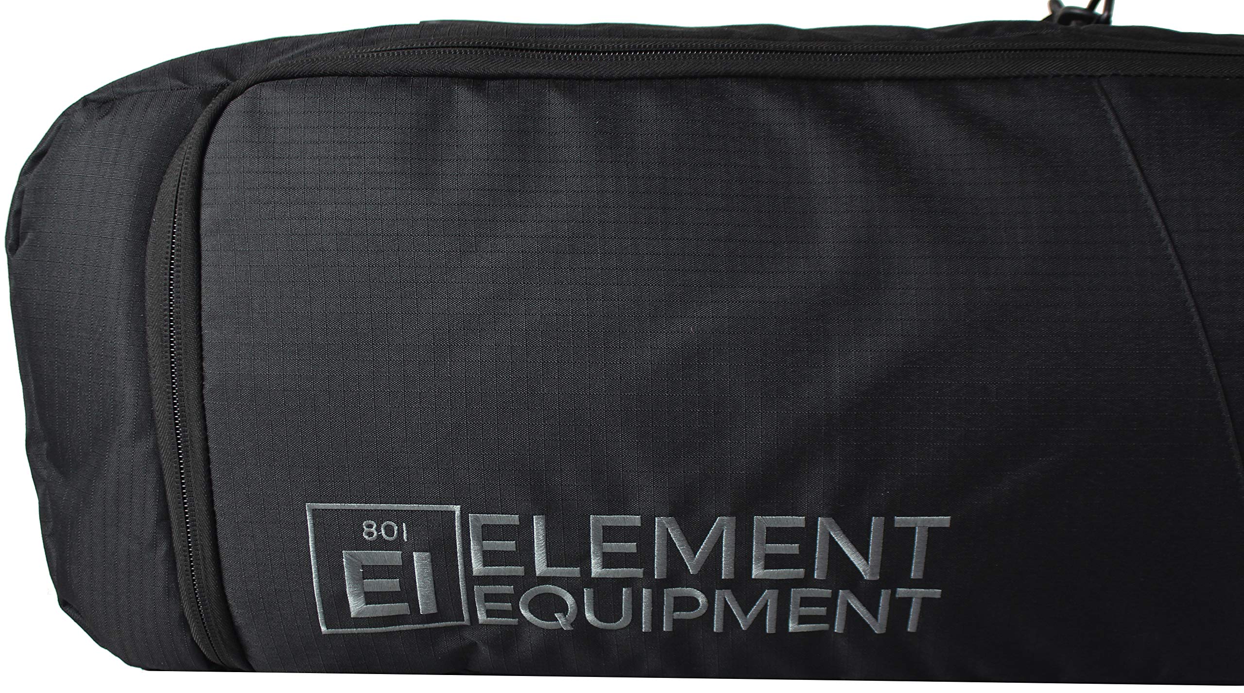 Element Equipment Deluxe Padded Snowboard Bag - Premium High End Travel Bag Black Ripstop 157