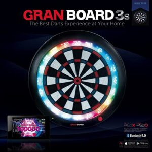 GRANBOARD 3S White Edition LED Bluetooth Dartboard