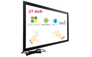 deyowo 27 inch interactive 10 points infrared ir touch screen overlay frame free driver