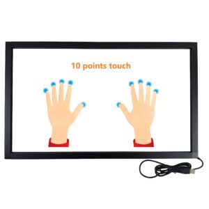 DeYoWo 27 Inch Interactive 10 Points Infrared IR Touch Screen Overlay Frame Free Driver