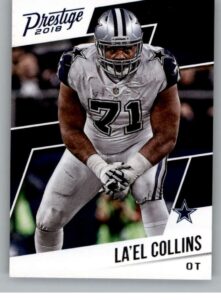 2018 prestige nfl #130 la'el collins dallas cowboys panini football card