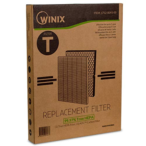 Winix 1712-0093-00 Air Purifier Replacement Filter T, for HR900, White