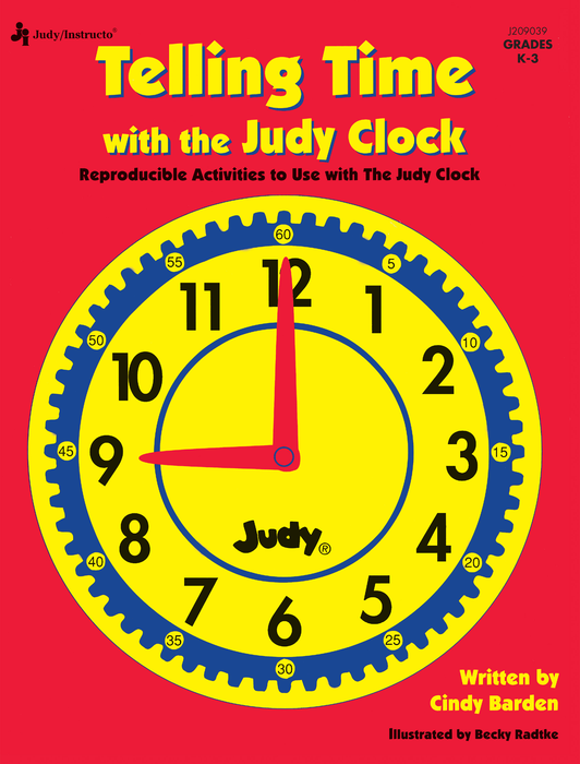 Carson Dellosa | Telling Time with the Judy® Clock Workbook | Grades K–3, Printable