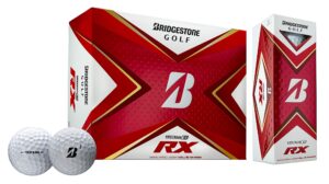 bridgestone 2020 tour b rx golf balls 1 dozen, white