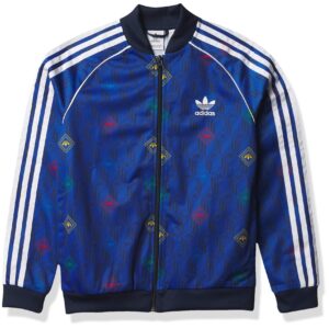 adidas Originals unisex-youth SST Top Royal Blue/College Navy Small