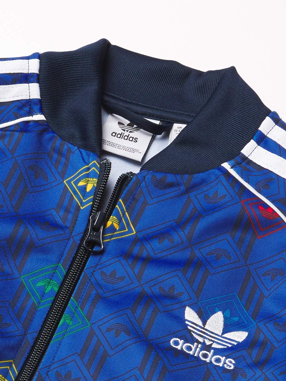 adidas Originals unisex-youth SST Top Royal Blue/College Navy Small