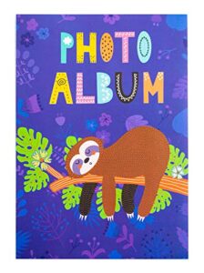 erik soft photo album, sloth, 36 pockets - 4 x 6 inches pictures