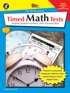 carson dellosa | the 100+ series timed math tests addition and subtraction workbook | grades 2–5, printable