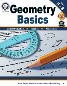 mark twain | geometry basics workbook | grades 5–8, printable