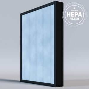 HATHASPACE Air Purifier Hepa Filter Replacement - Certified Filters for HSP002 Smart Purifiers - Easy to Install, Improved Air Quality - H13 True HEPA, 1 Set