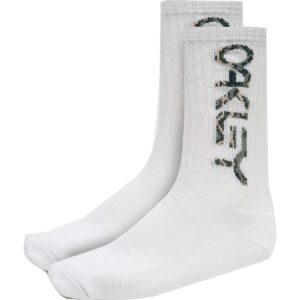 oakley mens 2.0 (3 pcs) b1b socks 2 0 3 pcs , white, large us