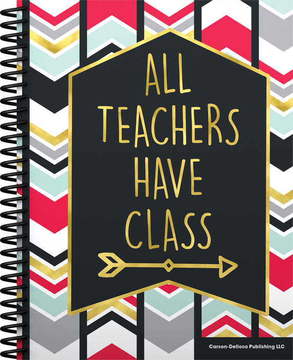 Carson Dellosa | Aim High Teacher Planner | 128pgs, Printable