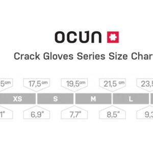 Ocun Crack Gloves Lite for Crack Climbing I Rock Climbing Gloves, Large