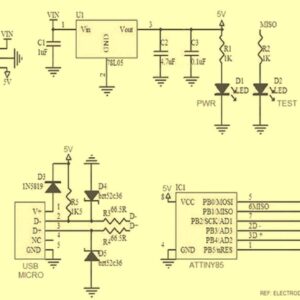 Gump's grocery Mini ATTINY85 Micro USB Development Board for Digispark Kickstarter