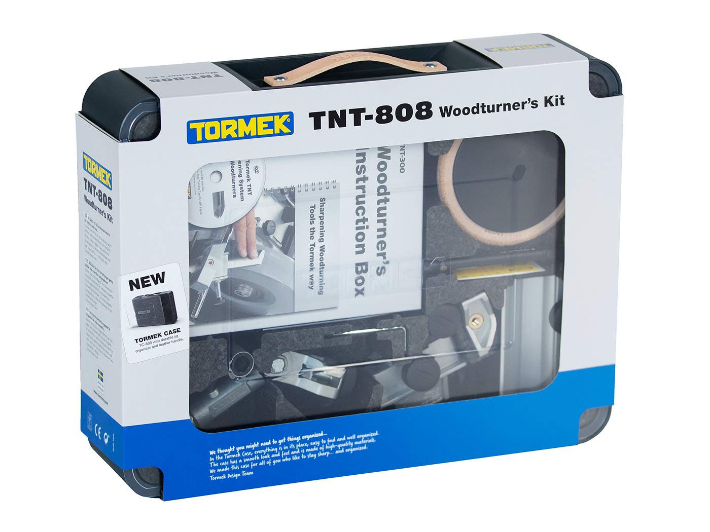 Tormek TNT-808 Woodturner’s Kit - A Complete Turning Tool Sharpener Kit for Tormek Water Cooled Sharpening Systems – Includes Jigs to Shape and Sharpen Turning Tools