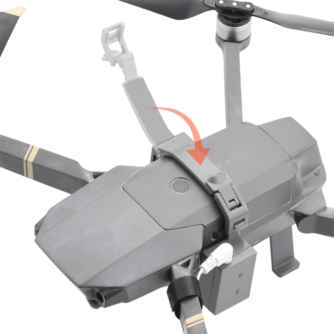 PeleusTech Release and Drop device for DJI MAVIC PRO for Drone Fishing, Bait Release, Payload Delivery, Search & Rescue, Fun Activities, Ring Thrower