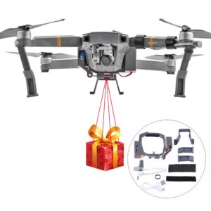 PeleusTech Release and Drop device for DJI MAVIC PRO for Drone Fishing, Bait Release, Payload Delivery, Search & Rescue, Fun Activities, Ring Thrower