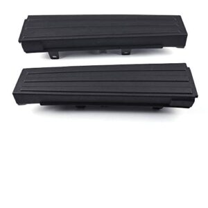 g-plus tailgate protector molding trim pad compatible for 2009-2014 ford f150 (for models with flex step tailgate) black right & left side 9l3z9941019aa 9l3z9941018aa