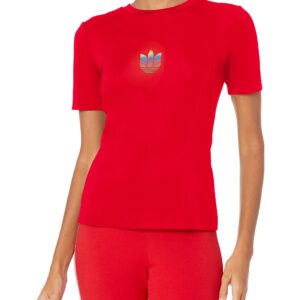 adidas Originals womens Tee Scarlet XX-Small