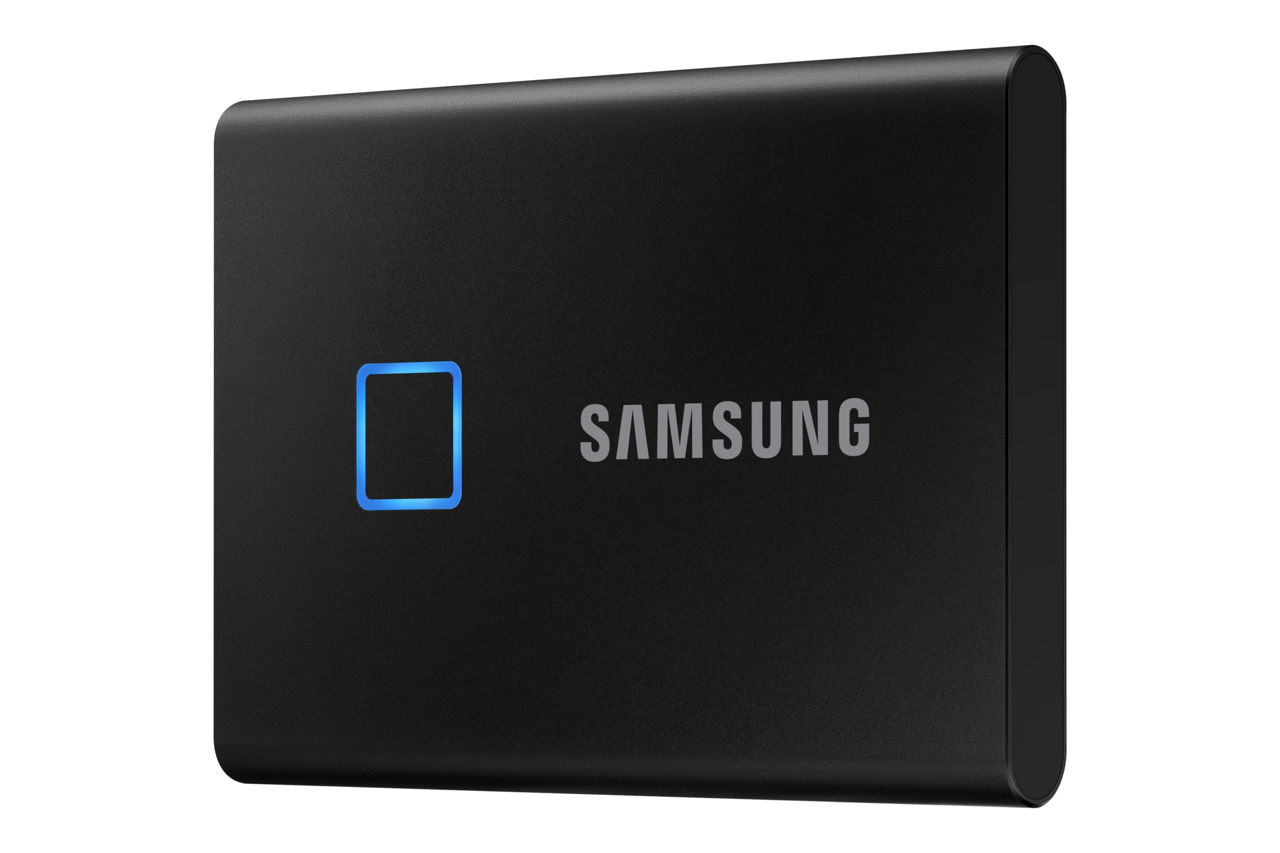 Samsung T7 Touch Portable SSD - 1 TB - USB 3.2 Gen.2 External SSD Metallic Black (MU-PC1T0K/WW)