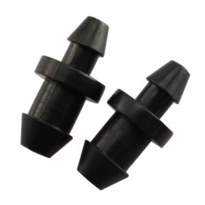 jcbiz 60pcs black color multifunctional plug drip irrigation tube end closure 19mm length for garden irrigation