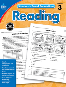 carson dellosa | standards-based connections reading workbook | grade 3, printable