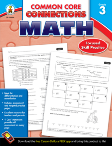 carson dellosa | common core connections math workbook | grade 3, printable