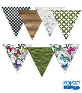 schoolgirl style | woodland whimsy pennants | printable