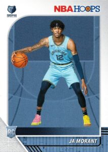 2019-20 panini nba hoops basketball #259 ja morant rookie card grizzlies