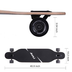 Junli 41 Inch Freeride Skateboard Longboard - Complete Skateboard Cruiser for Cruising, Carving, Free-Style and Downhill Starlit Night