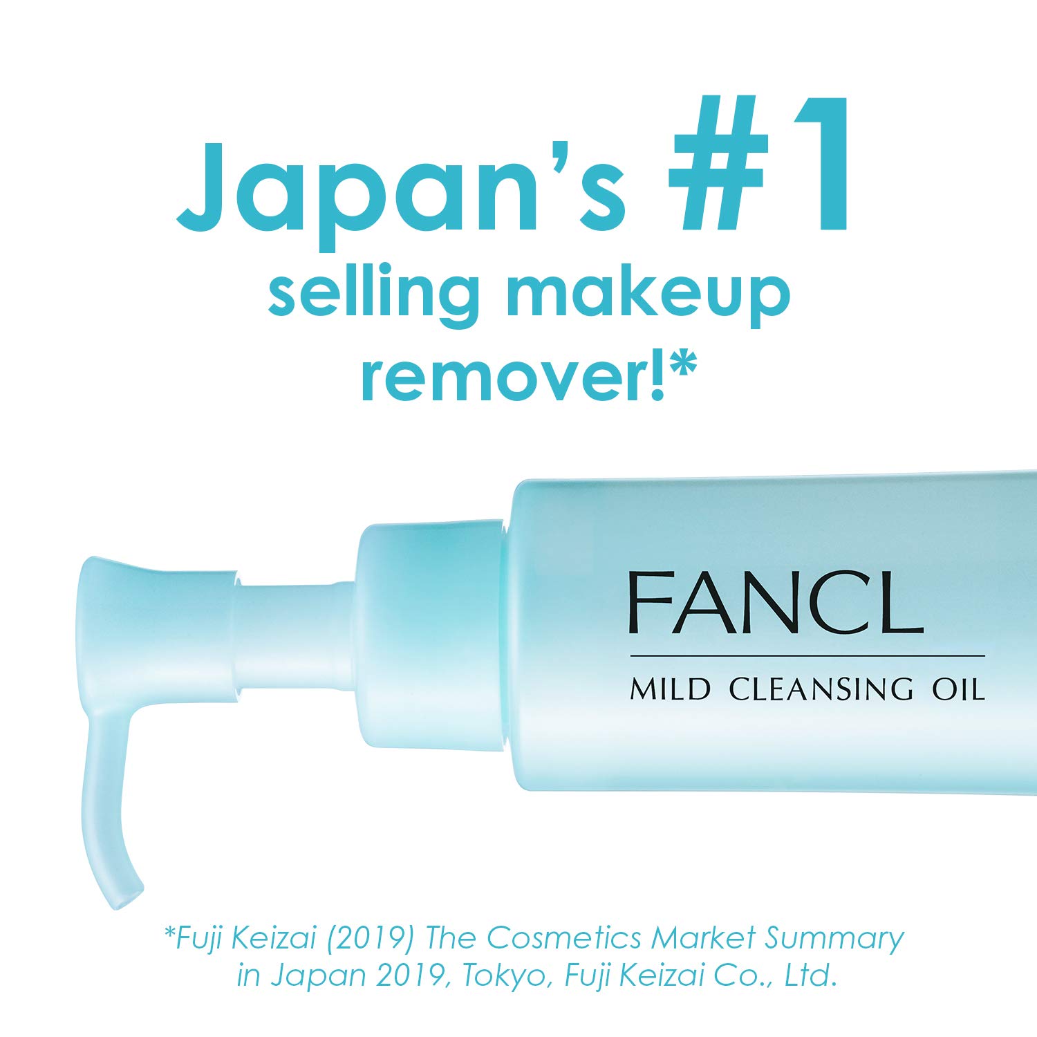 FANCL Mild Cleansing Oil - 100% Preservative Free, Clean Skincare for Sensitive Skin [US Package]