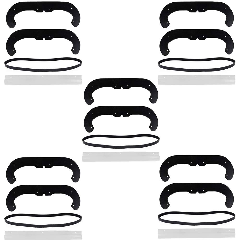 RAParts Paddles Scraper Belt Fits Toro PC 180 PC180 418ZR 418ZE 518ZE Snowblower (5 Sets)