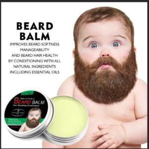 AICHUN BEAUTY Men Beard Care Moisturizing Organic Growth Wax 100% Natural Beard Balm For Men 60g / 2.11oz