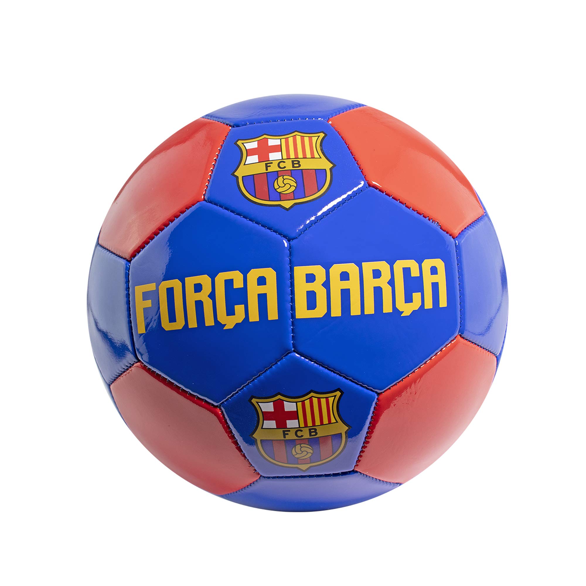 Maccabi Official FC Barcelona Força Barça Soccer Ball, Size 5