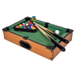 mini pool table for kids - small tabletop pool table for adults and kids - fun portable mini billiards game - great for cats - srenta