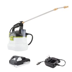 sun joe 24v-gs-ltw ionmax 24-volt, 1-gallon multi-purpose chemical sprayer, kit (w/ 1.3-ah battery + quick charger)