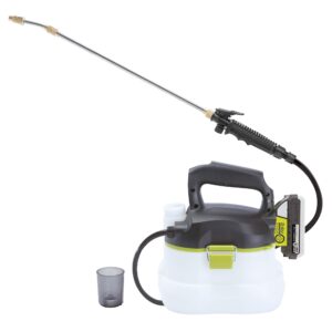 Sun Joe 24V-GS-LTW IONMAX 24-Volt, 1-Gallon Multi-Purpose Chemical Sprayer, Kit (w/ 1.3-Ah Battery + Quick Charger)