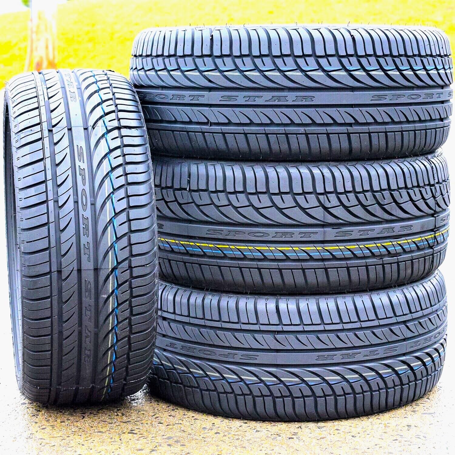 Set of 2 (TWO) Fullway HP108 All-Season Truck/SUV High Performance Radial Tires-245/45R20 245/45ZR20 245/45/20 245/45-20 103W Load Range XL 4-Ply BSW Black Side Wall UTQG 380AA