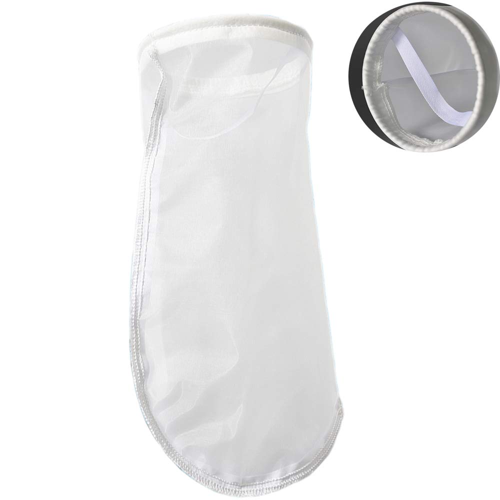 Nylon Mesh Filter Socks 7 Inch Ring 150 Micron 16 Inch Long NMO Aquarium Filter Bags -1Pack (150 Micron 7" x 16")