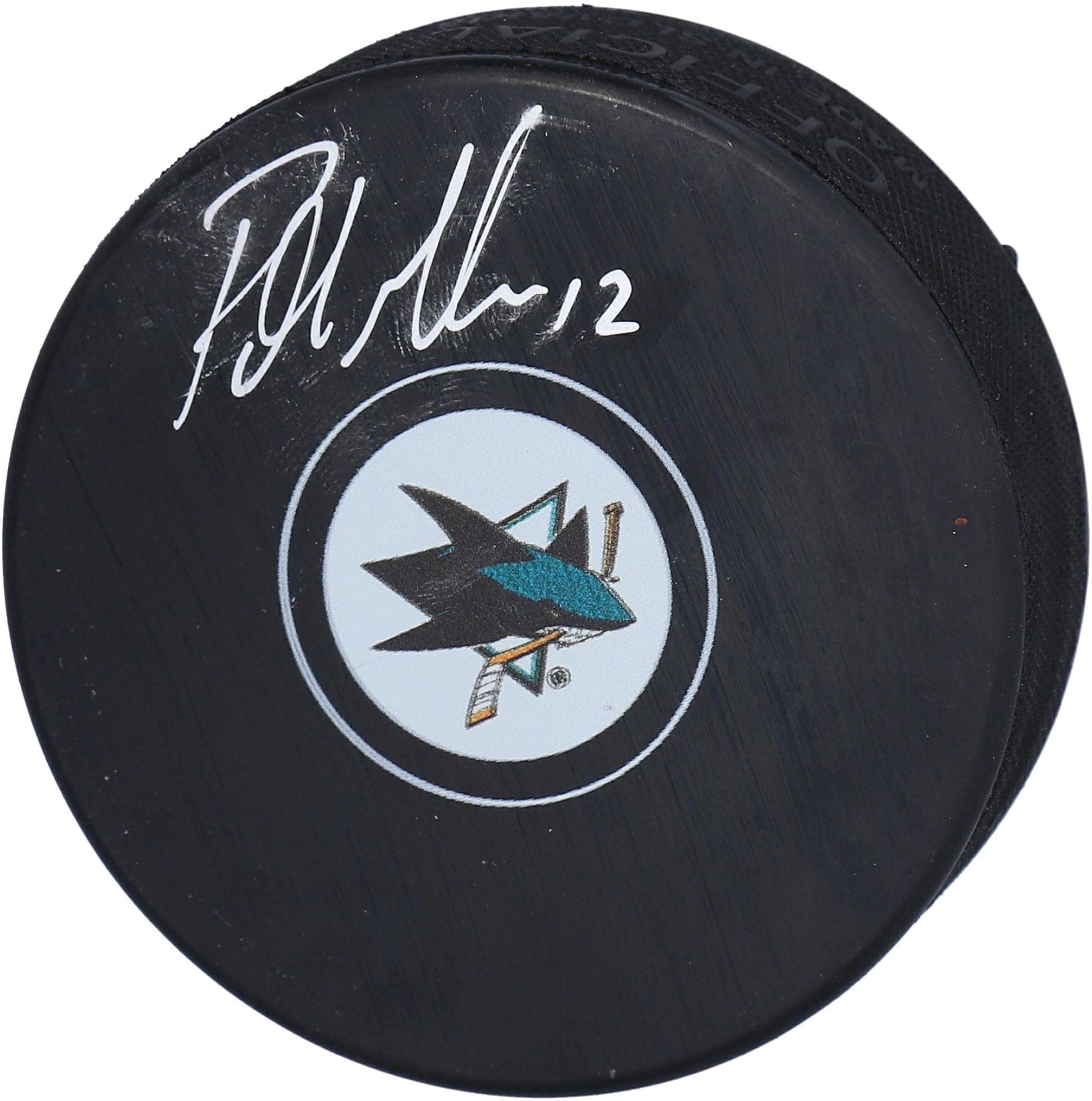 Patrick Marleau San Jose Sharks Autographed Hockey Puck - Autographed NHL Pucks